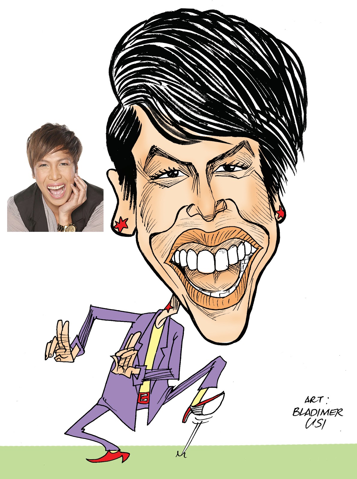 my cartoons and comicstrip: vice ganda caricature by bladimer usi