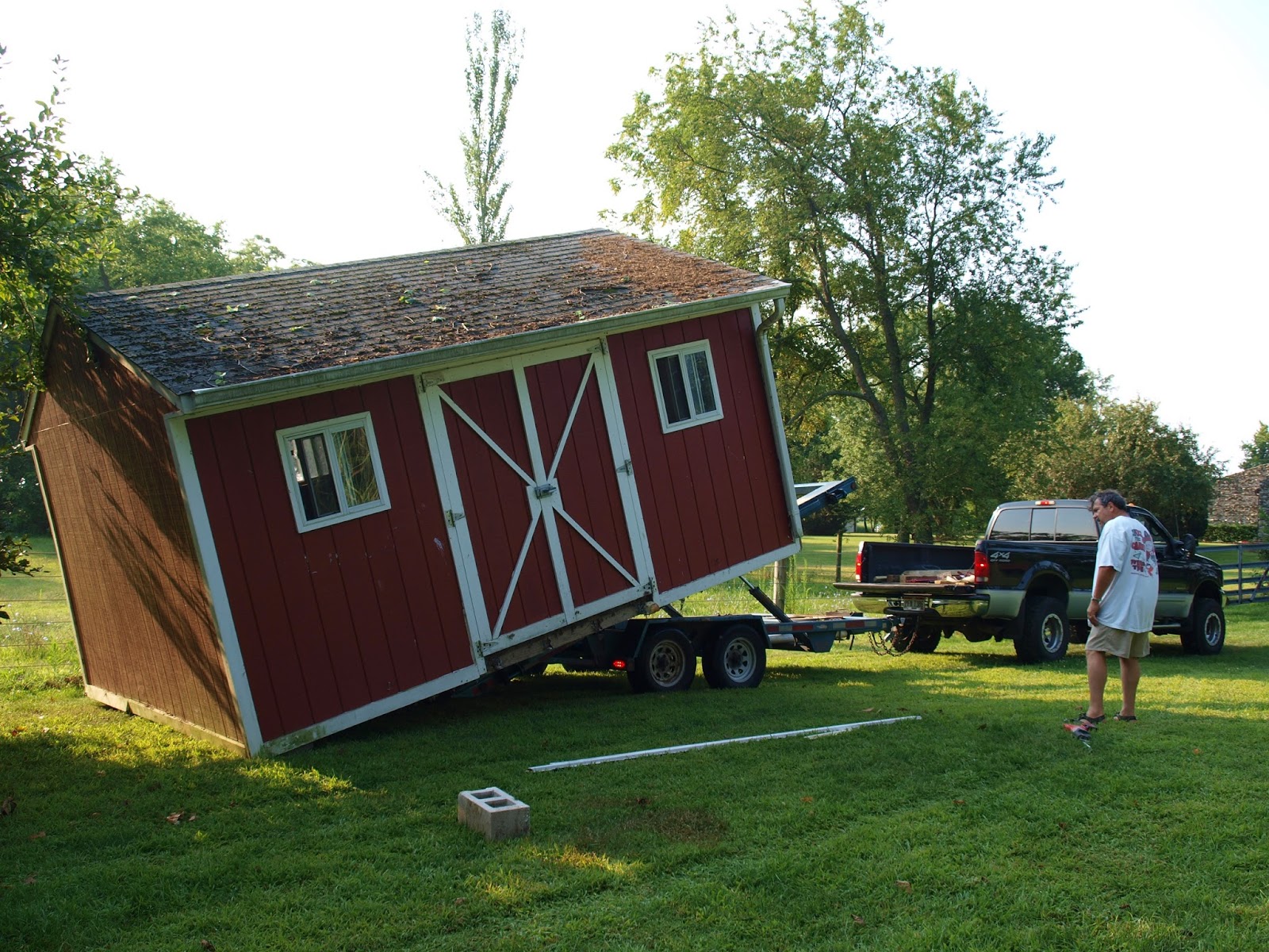 Ohio Thoughts: Moving a Shed