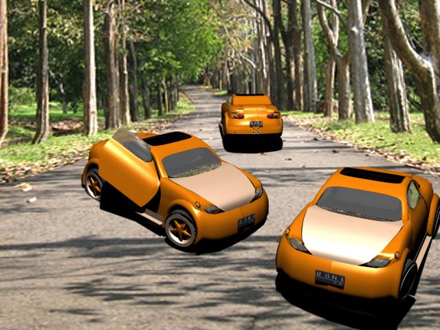 Mobil 3 dimensi ini saya buat dengan sofware 3ds max 2009....Saya ...