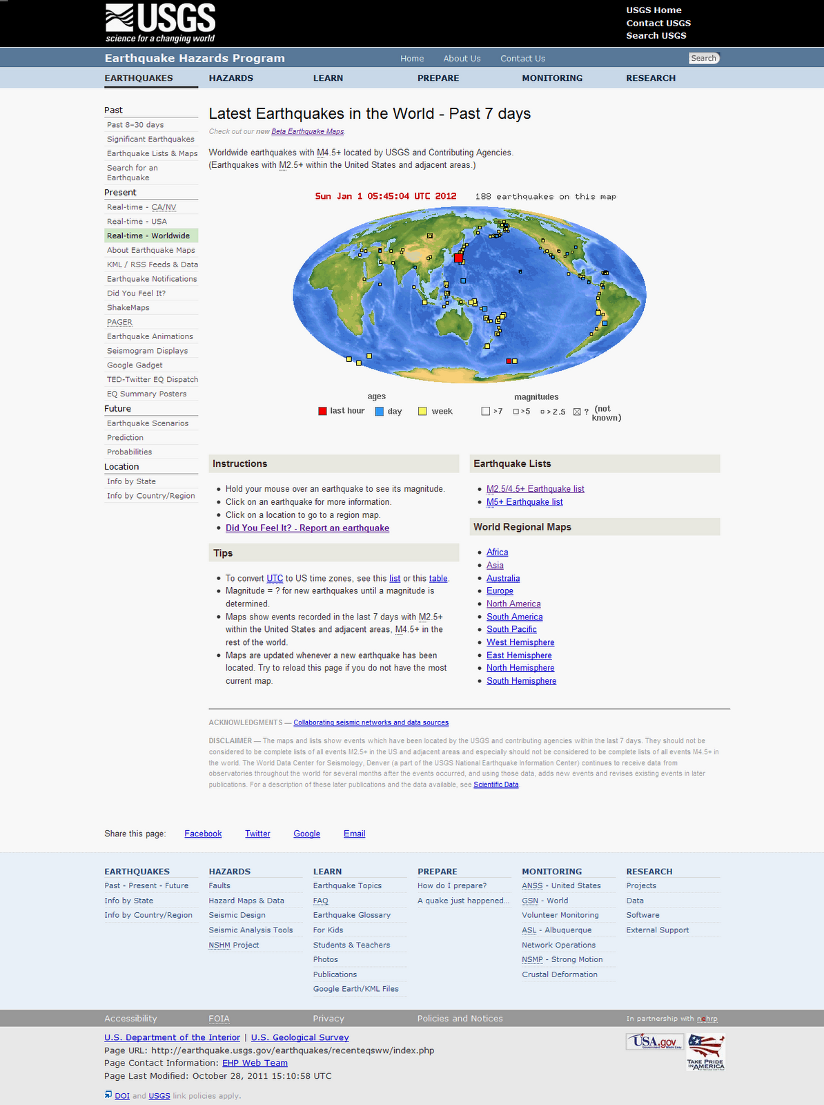 predicting earthquakes