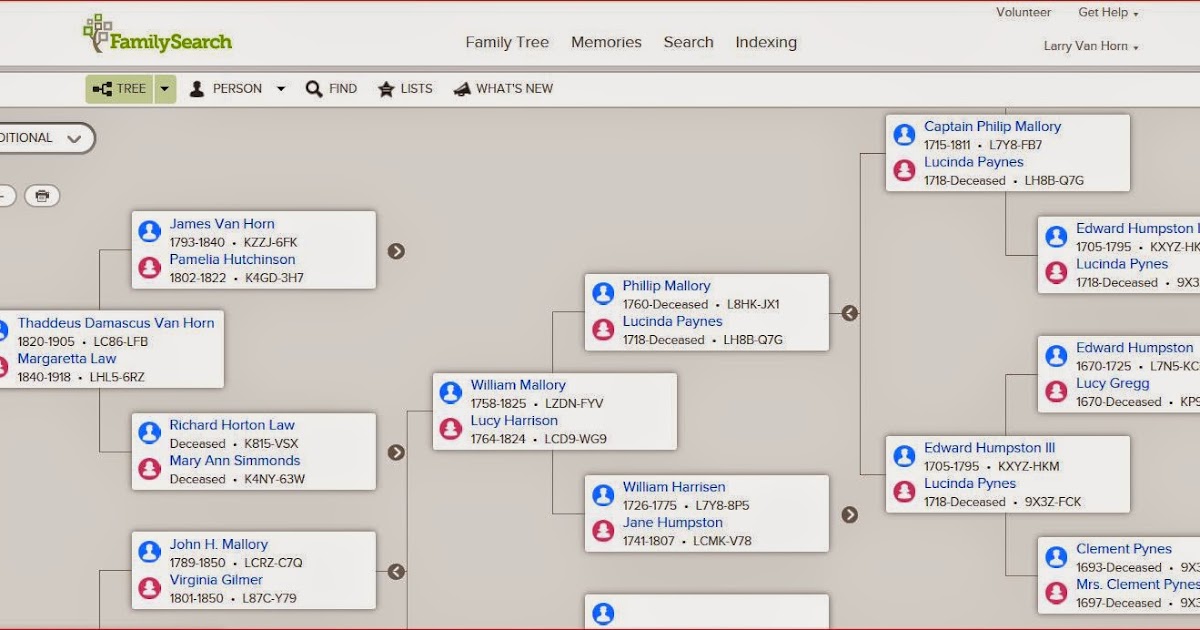 Familysearch Tree
