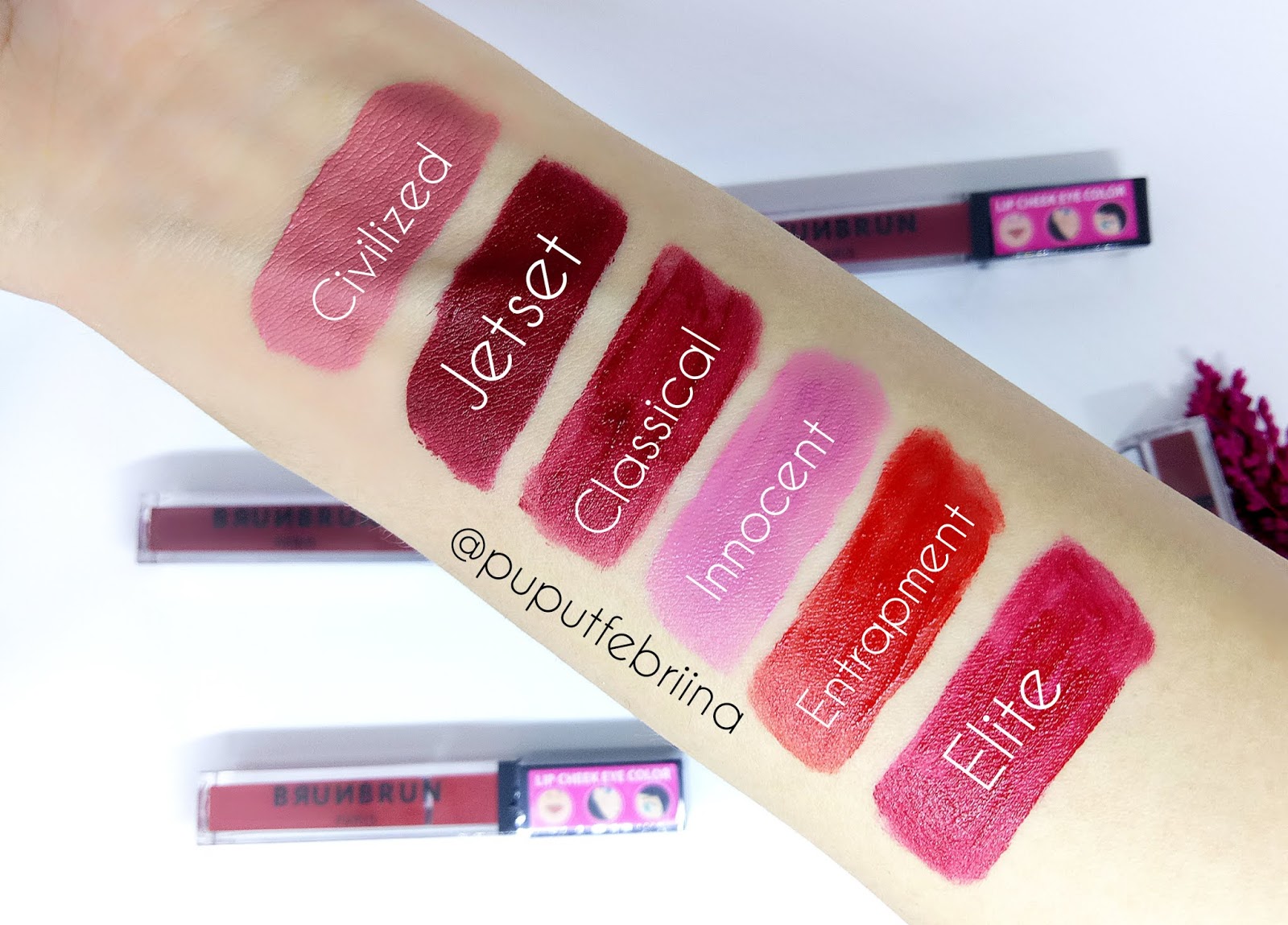 REVIEW : Brun Brun Paris Lip Cheek Eye Color