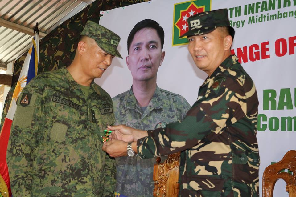 change of command ceremony of 19th Infantry (Commando) Battalion - 8th ...