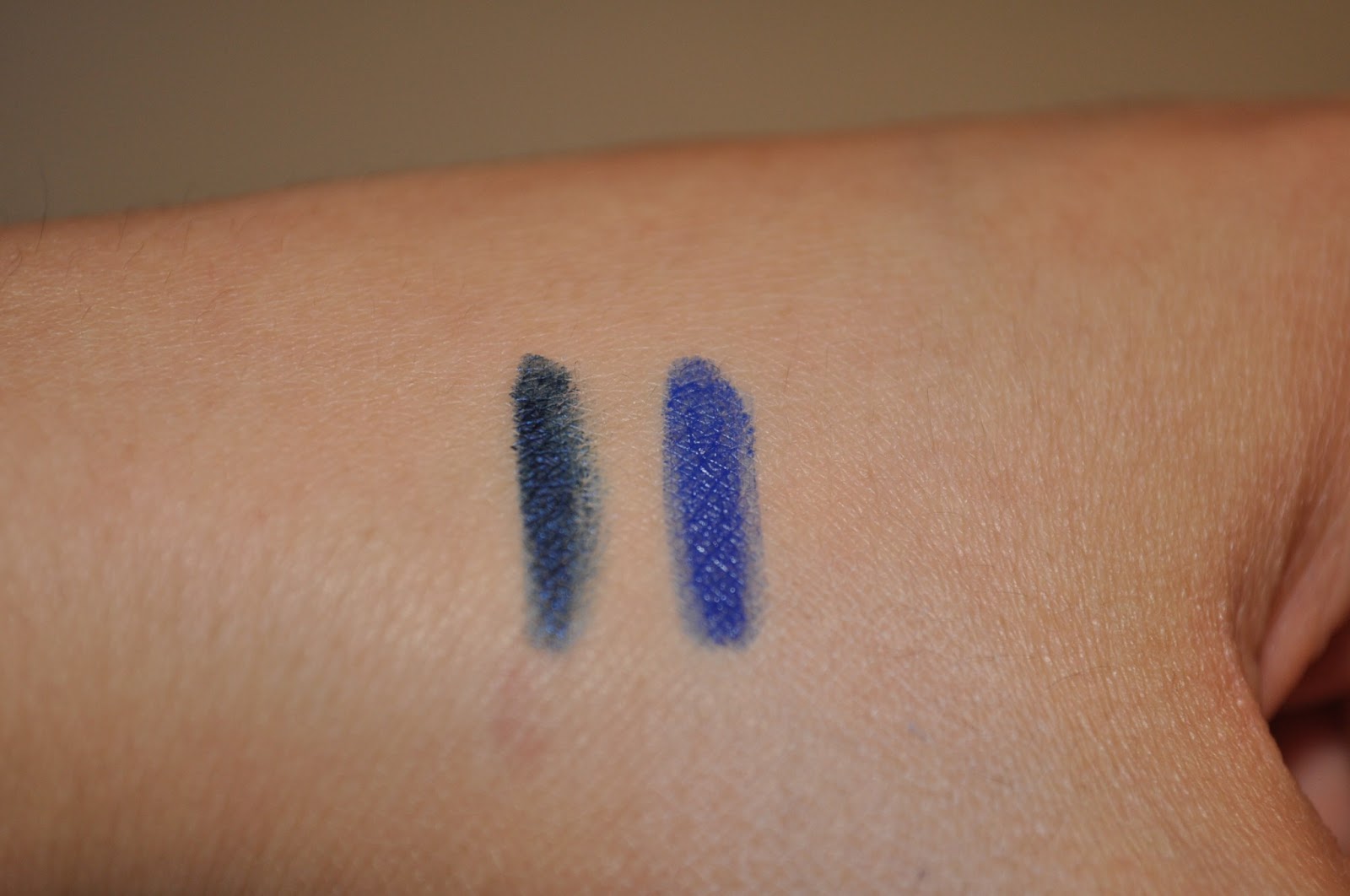 ~ Naturally Beautiful ~ : Battle of Blue Kohl Pencils: Sephora vs Lancome