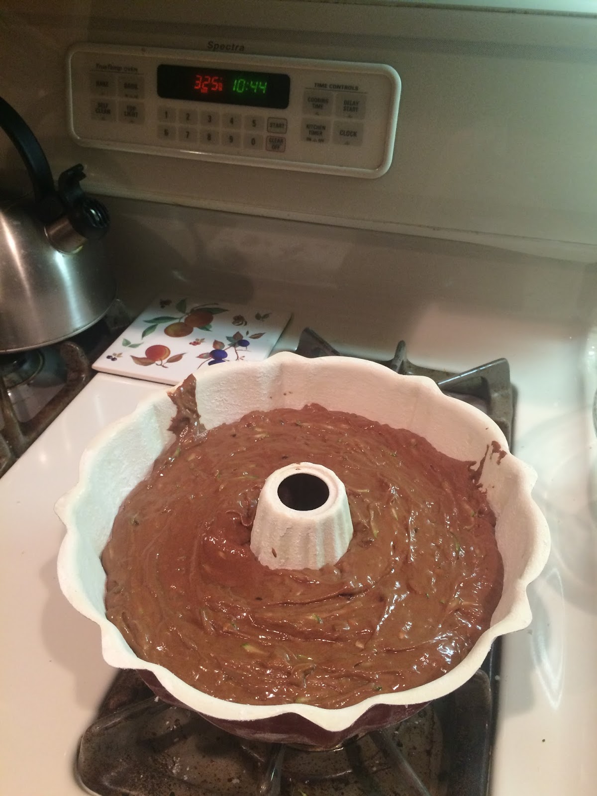 Knead Math?: Chocolate Zucchini Bundt Cake