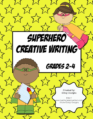 Daisy Designs: Superhero Creative Writing