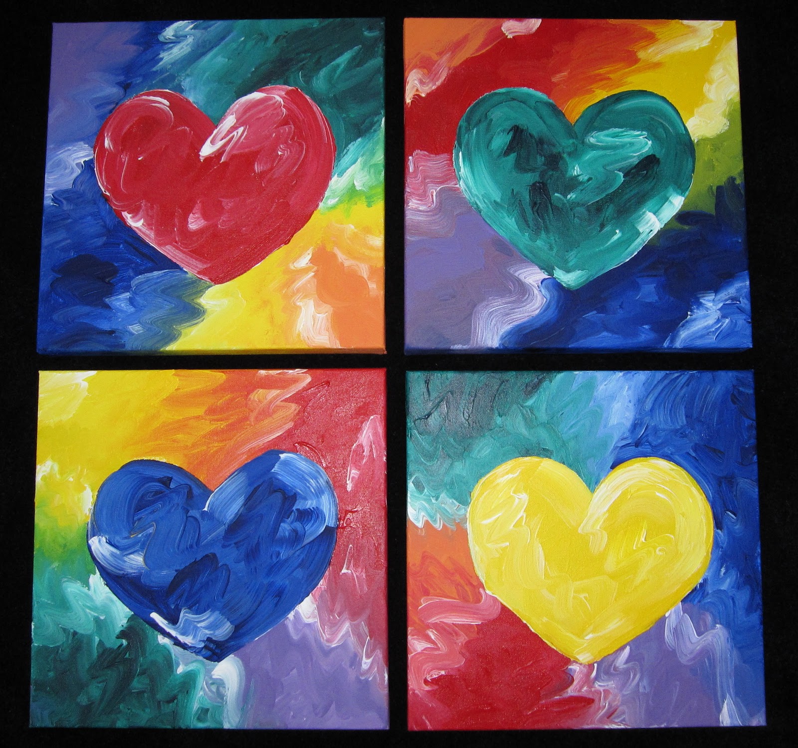 Stefanie Pop Art: Hearts