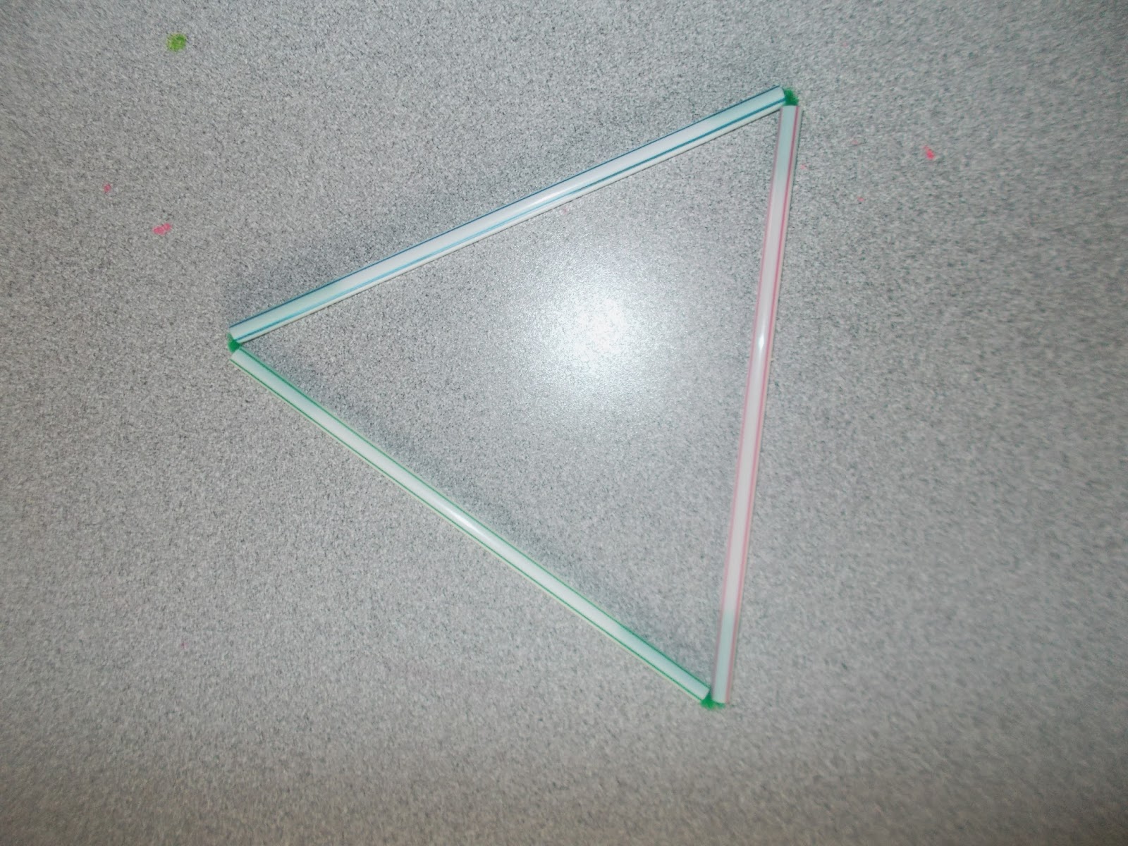 Chipman's Corner Preschool: Straw Letters and Shapes