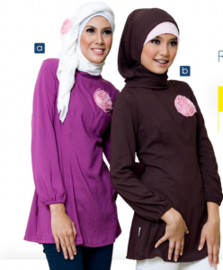 40 Gambar Desain Baju Muslim Remaja Tren 2017