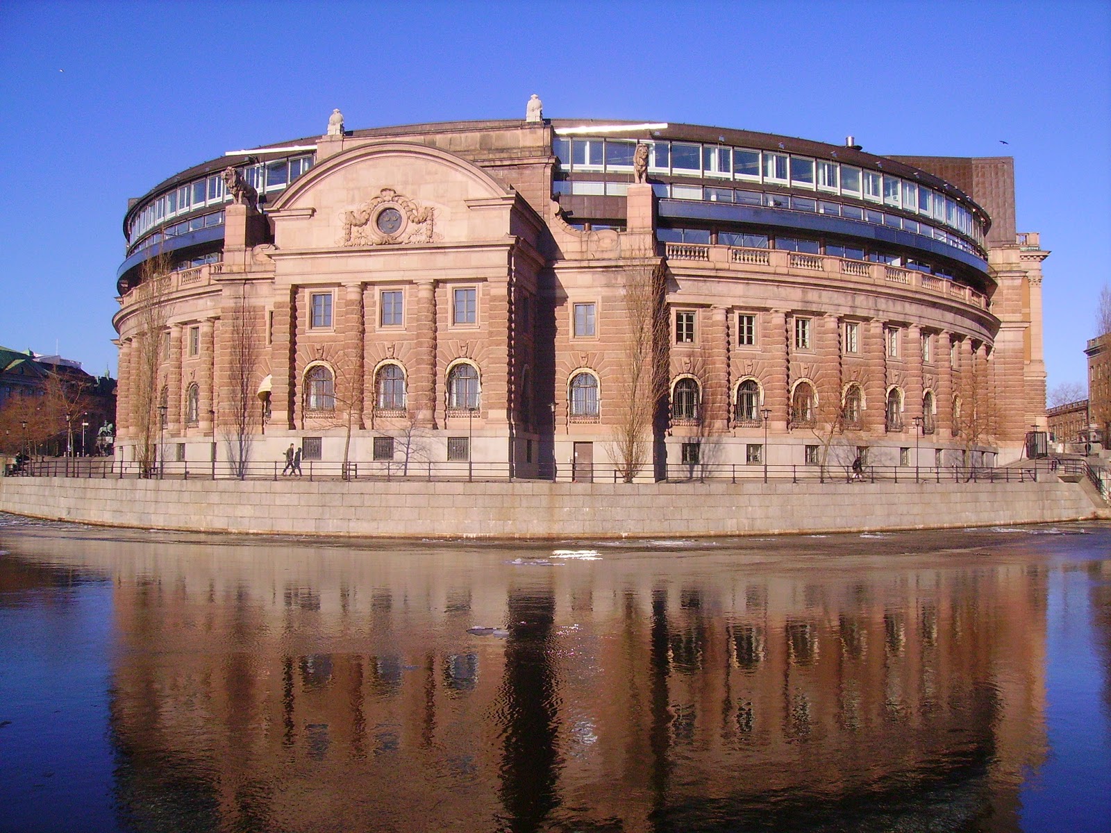 Öppet hus på Sveriges Riksdag i Stockholm.
