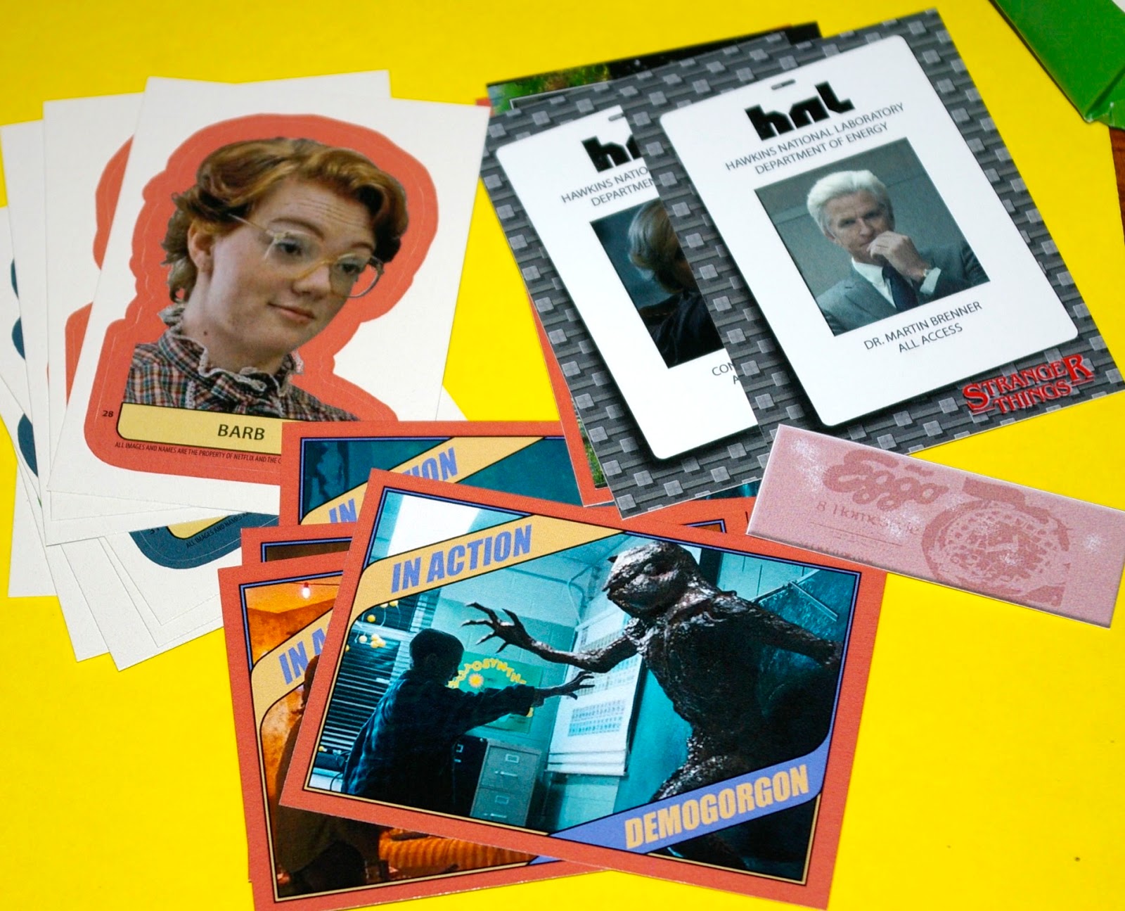 Baseball Card Breakdown: Stranger Things custom set by PunkRockPaint