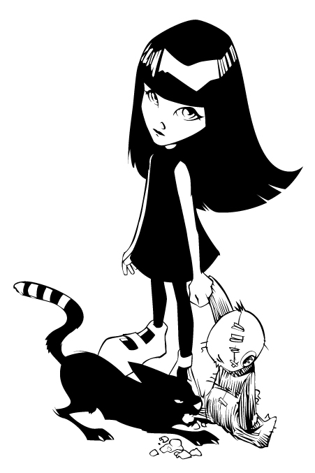 Recenze: Emily Strange: Divná a divnější - Knihy nekoušou