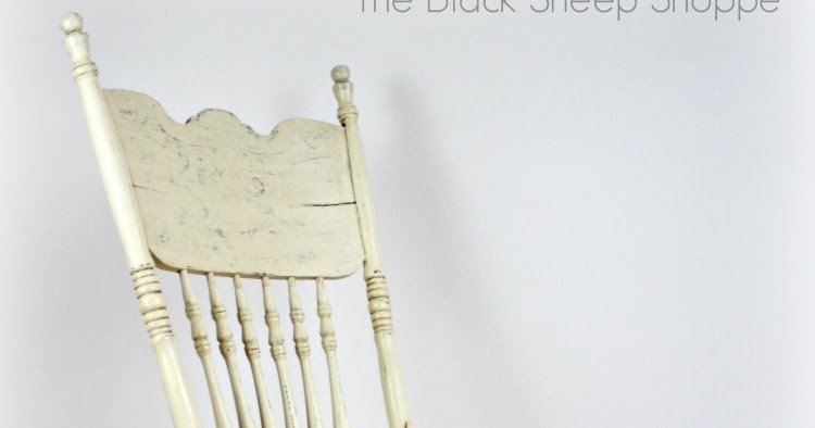 Vintage Pressed Back Rocking Chair