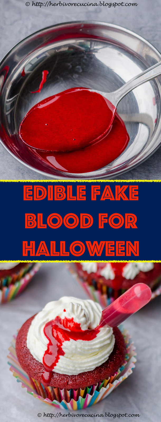 Herbivore Cucina: Edible Fake Blood for Halloween