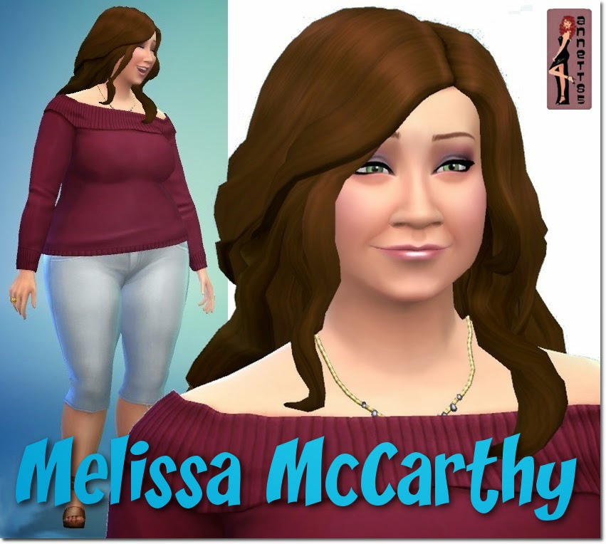 Annett's Sims 4 Welt: Melissa McCarthy ... von Annett85