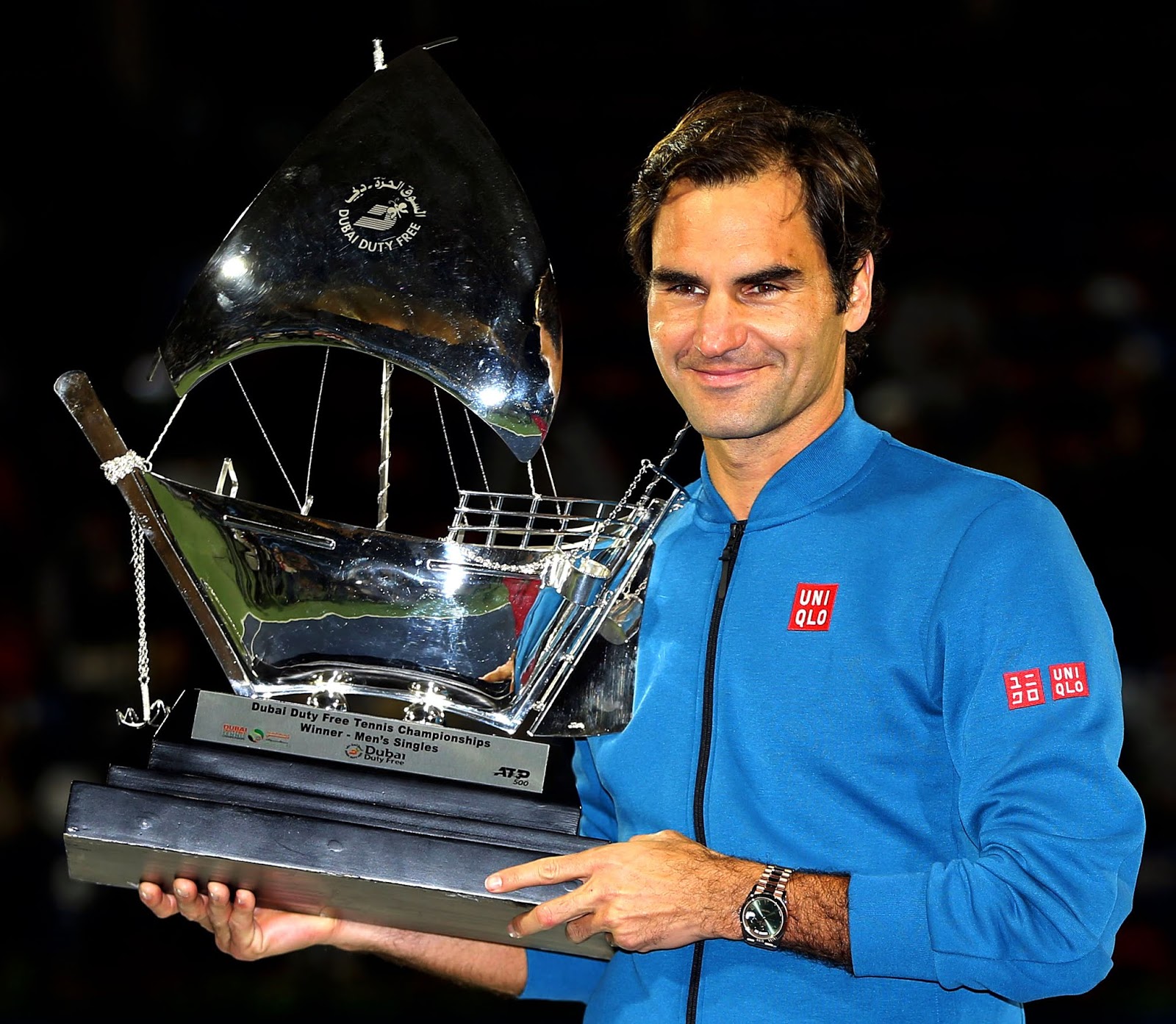 Welcome to RolexMagazine.com: Roger Federer Celebrates 100th Career Title