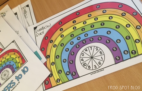 Rainbow Addition to Ten | From the Pond