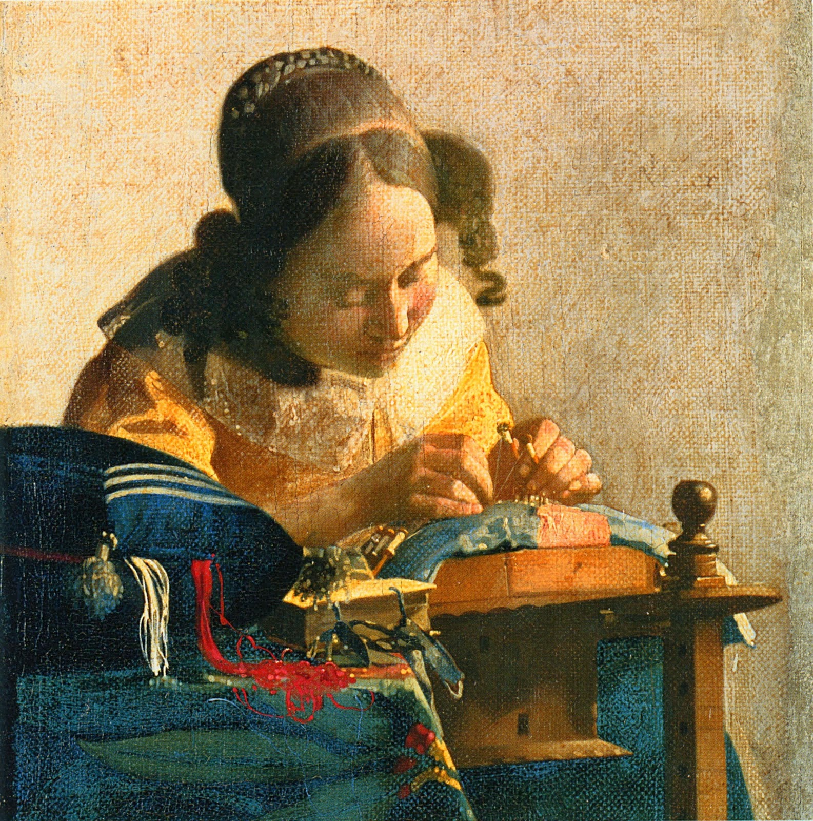 Painting from the Masters: October Study - The Lacemaker by Johannes ...