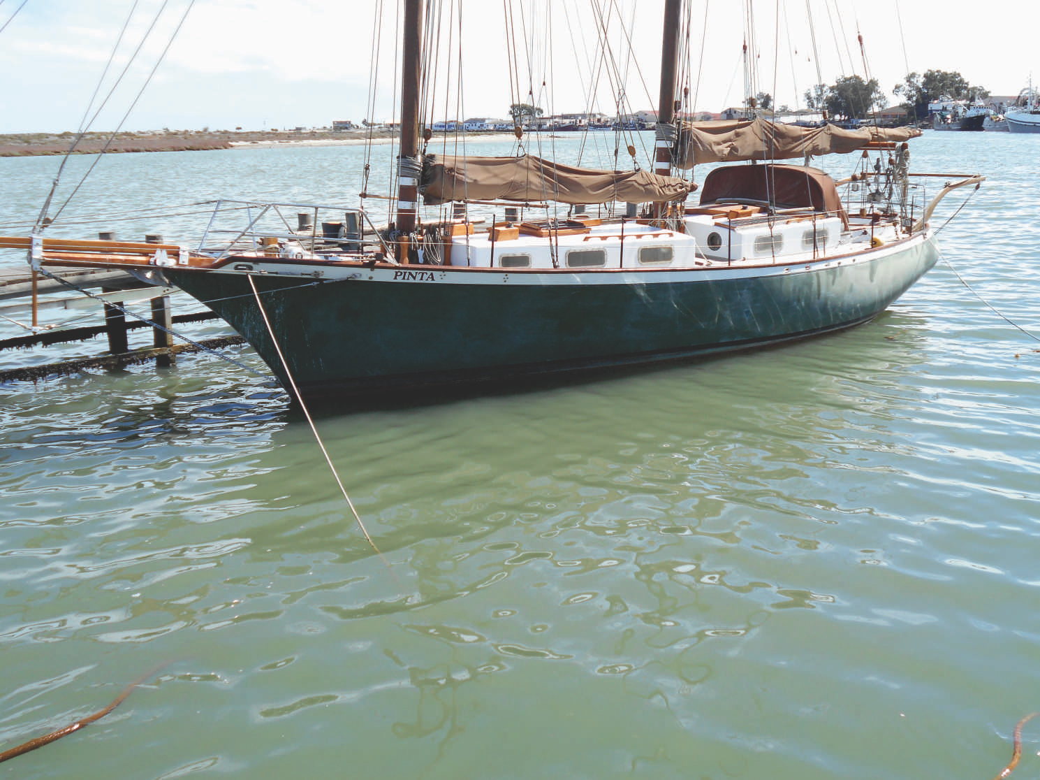 Dudley Dix Yacht Design: "Pinta del Sur", Classic Schooner on a Modern Hull