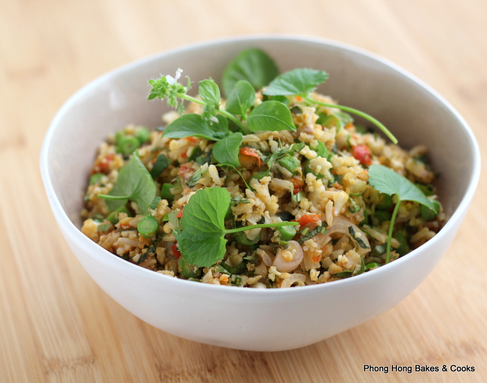 PH the Malaysian Carnivore: Nasi Goreng Kerabu (Kerabu Fried Rice)