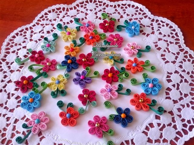 Felicitari handmade (realizate manual): Flori 2