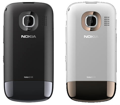 ข้อมูลโทรศัพท์มือถือโนเกีย: มือถือโนเกีย C2-03 - Nokia C2-03