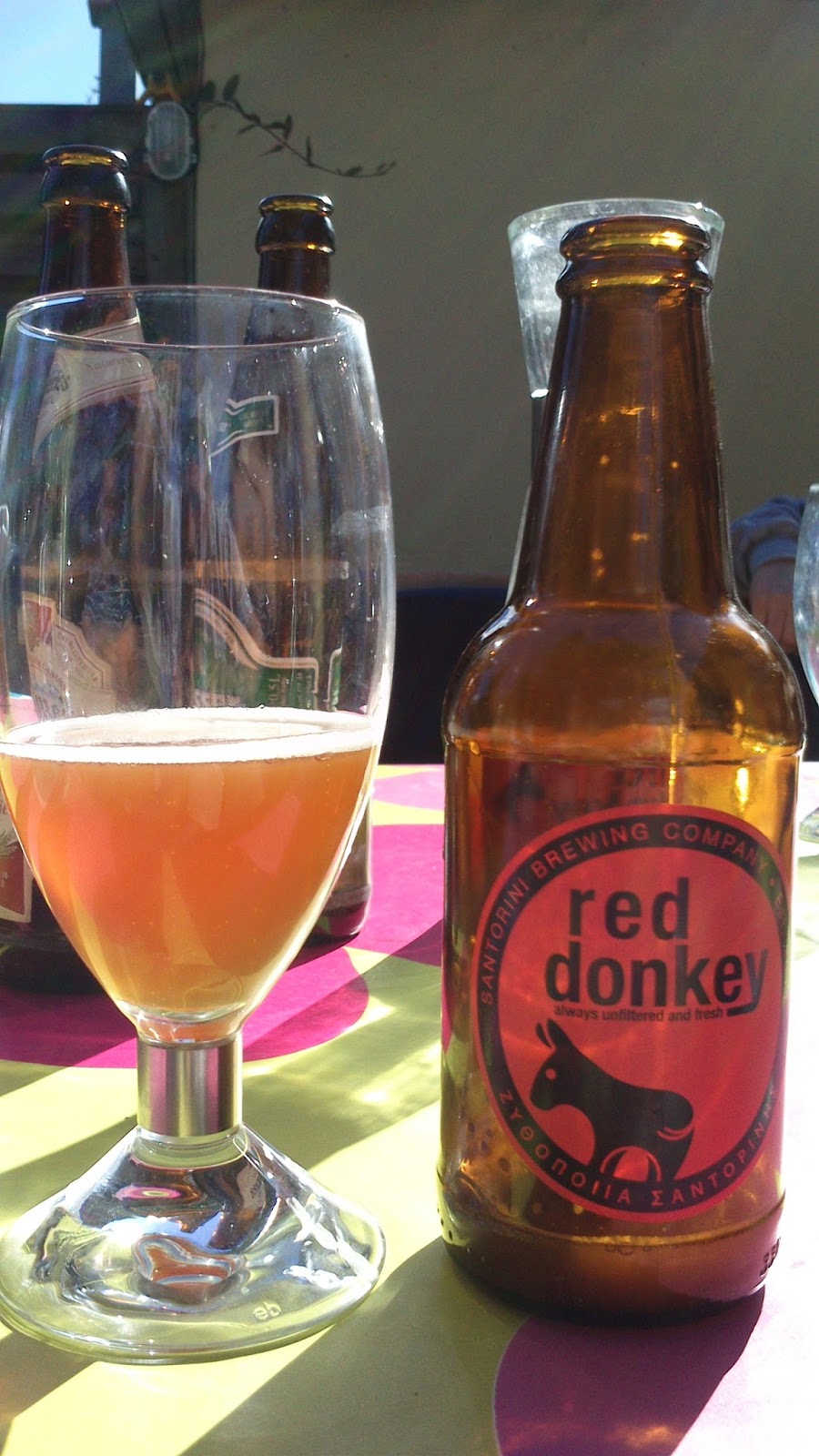 Tid til en øl: Tid til en øl - Santorini Red Donkey