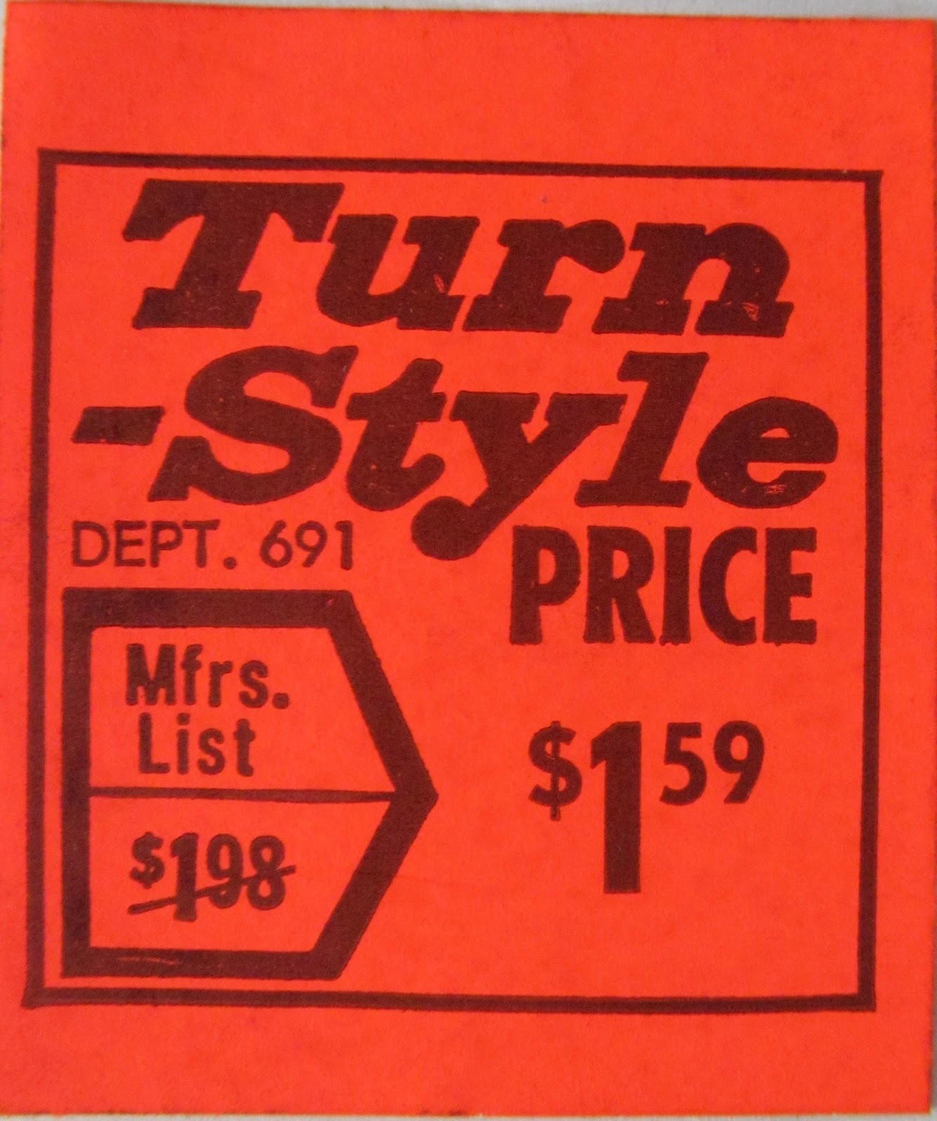 Trip to the Mall: Price Tag Chronicles: Old & Vintage Store Stickers