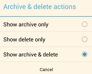 Bring back your delete button on the updated Gmail app