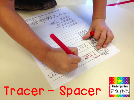 Kindergarten Faith: Tracer Spacers