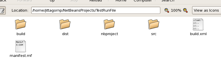 nascent: วิธีสร้าง run file java(.jar) ใน Netbeans IDE