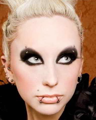 Snake Bites Eyebrow Piercing