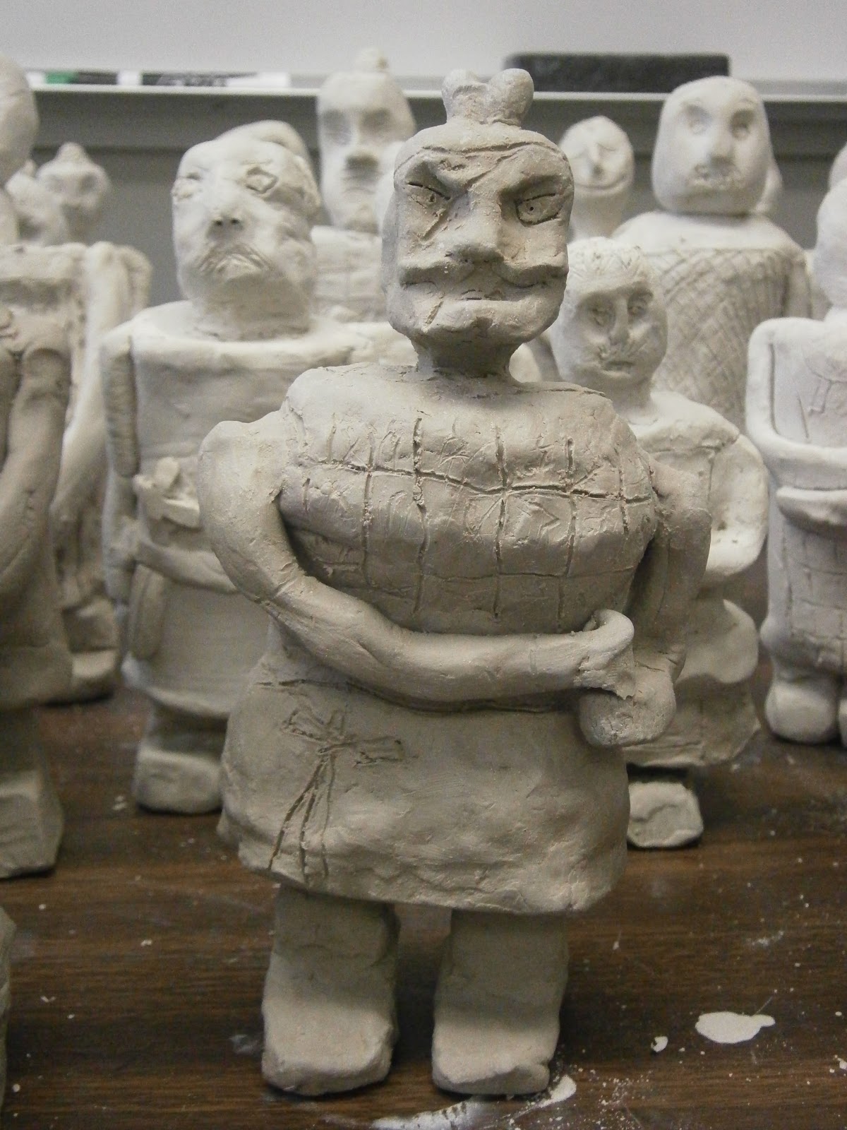 Miss Arty Pants: Clay Army- Terra Cotta Warriors Continued