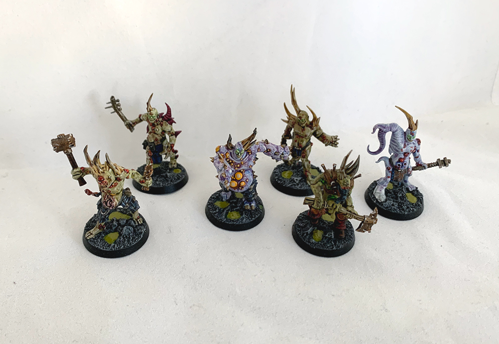 Sword of templar: Army Showcase - second unit of easy to build Pox Walkers