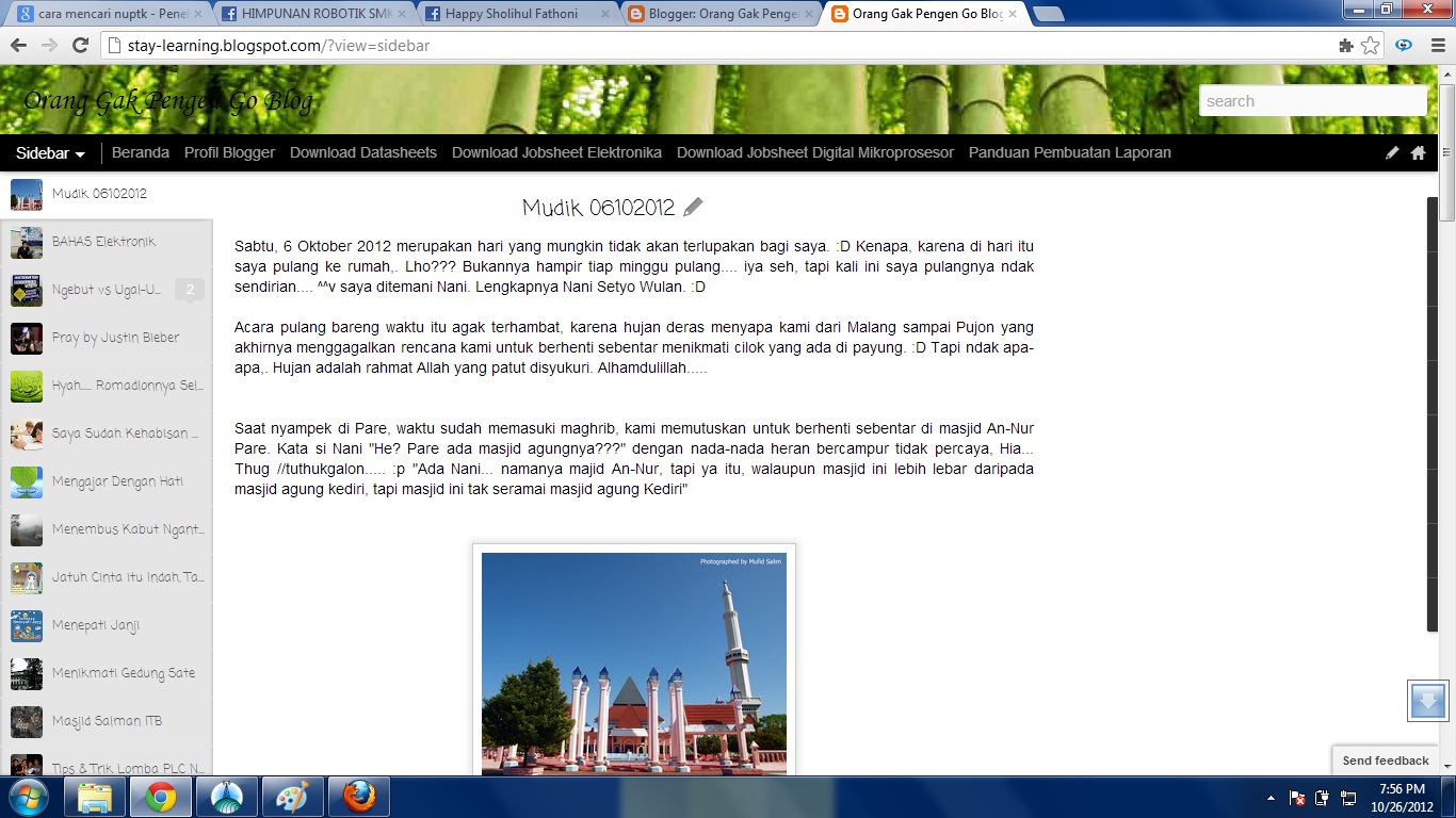 Orang Gak Pengen Go Blog: Mengubah Tampilan Default Blog Dinamis