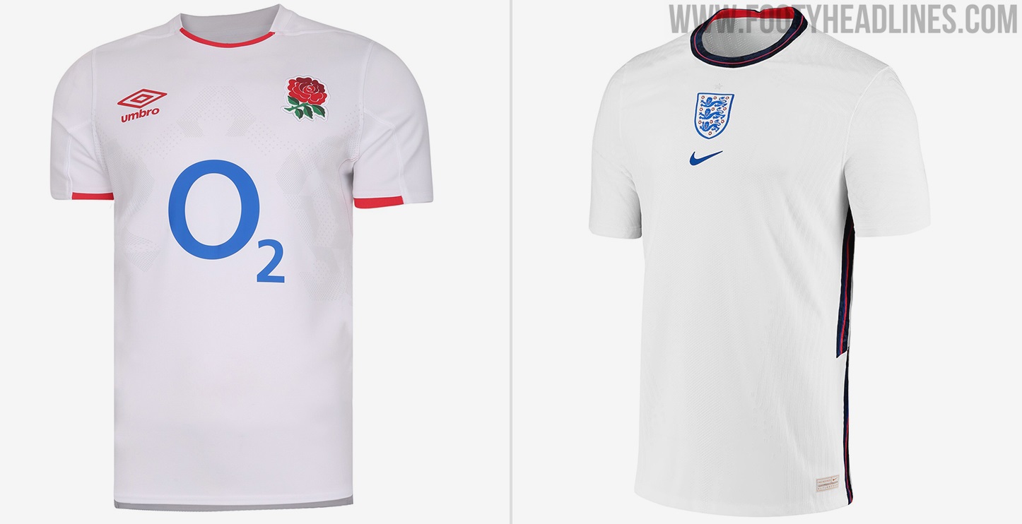 Umbro vs Nike - Nike England Football vs Umbro England Rugby 2020-21 ...