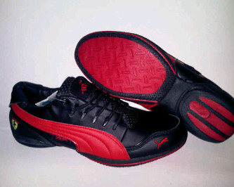 Sepatu Puma (Merah & Hitam Merah) - Brahma Curva Shop