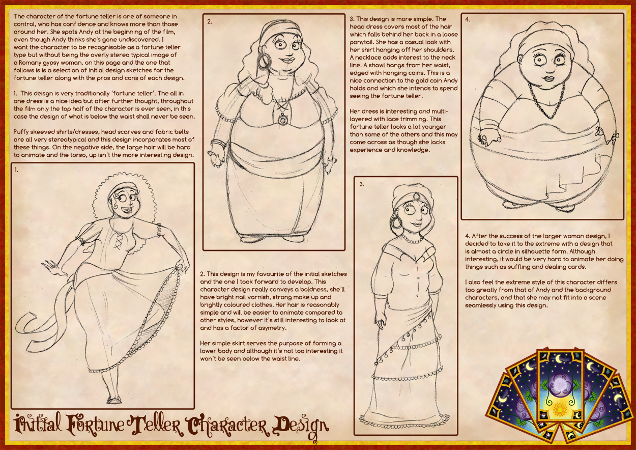 Trionfi Film Blog: Fortune Teller Character Design