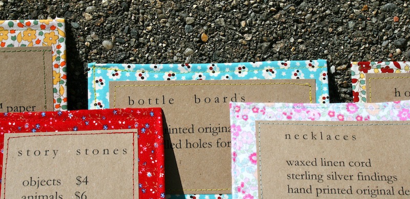 red bird crafts: DIY craft fair signs