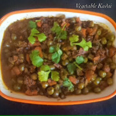 Nila's Cuisine: Kadai Vegetable Sabzi