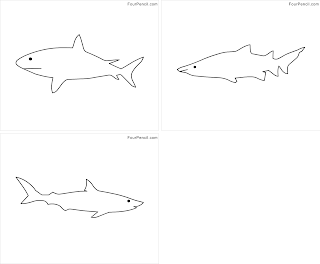 Four Coloring: Free printable Jaw coloring pages for kids