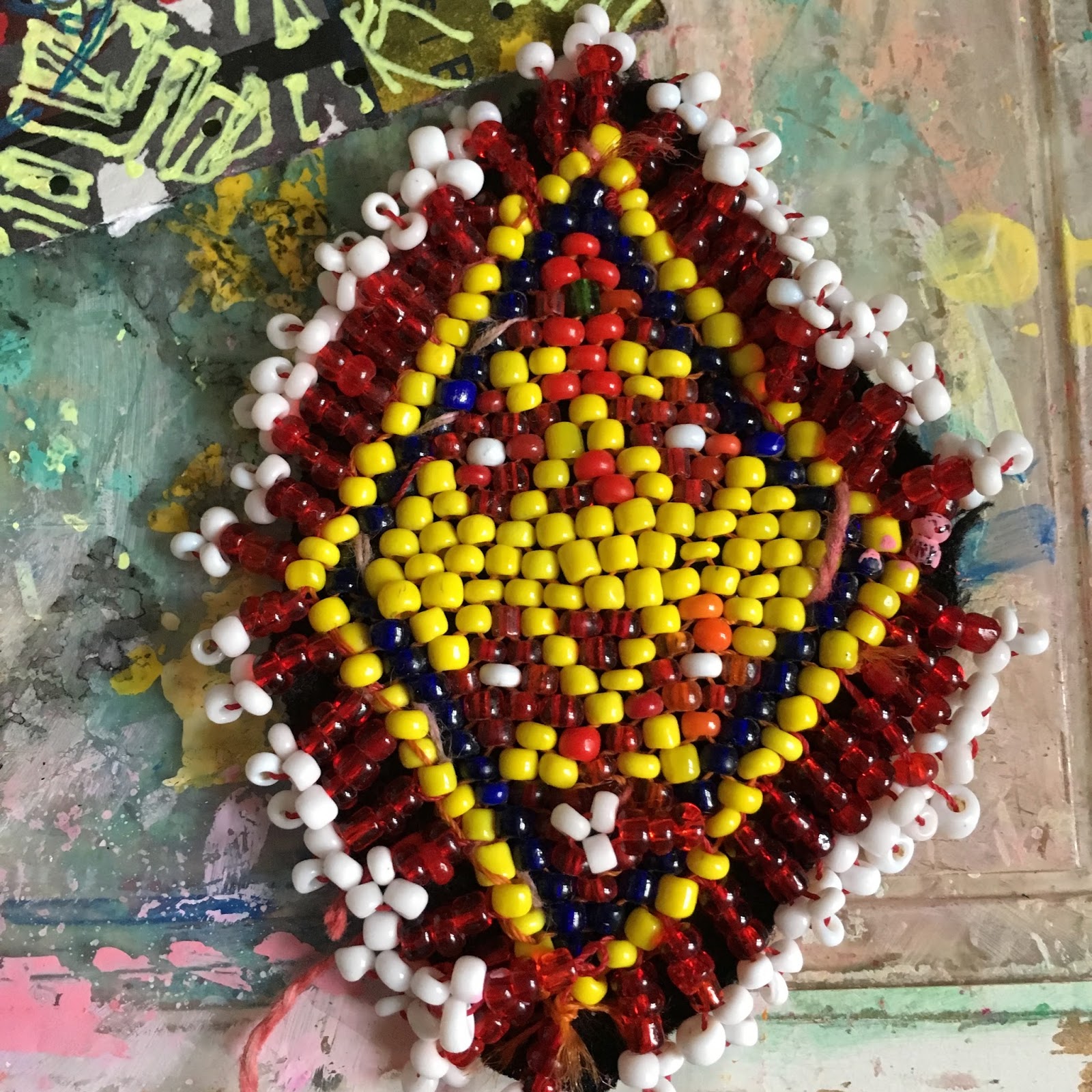 Lynda Shoup - Mixed Media Artist: Kuchi Koo Take Two - Stenciled ...