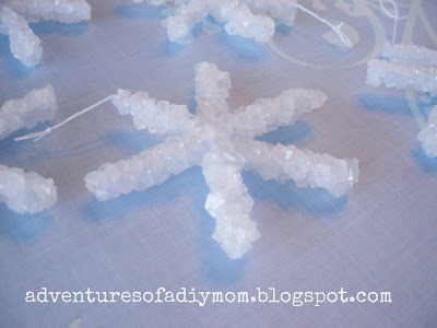 DIY Crystal Snowflakes - Adventures of a DIY Mom