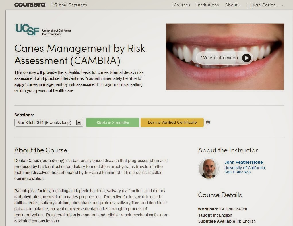 OdontoWeb 2.0: Caries Management by Risk Assessment (CAMBRA): nueva ...
