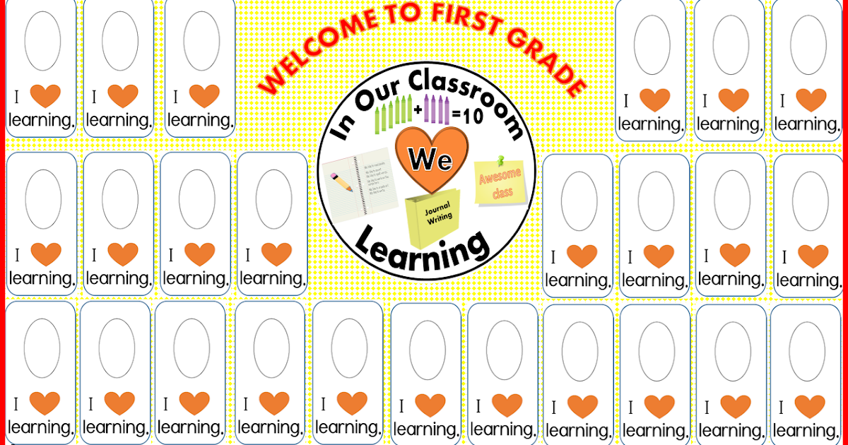 Reading2success: Welcome to First Grade Bulletin Board