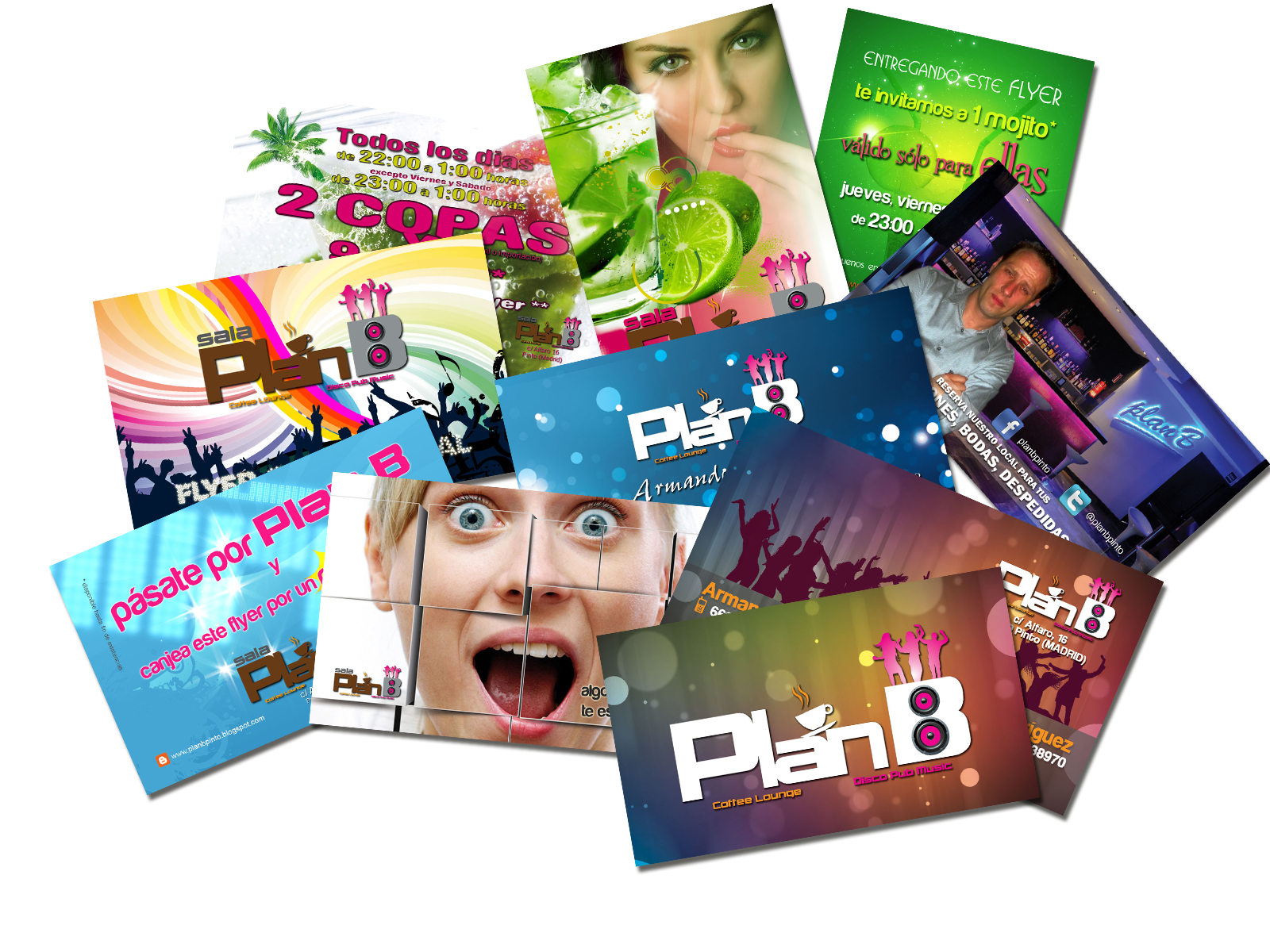 Optimo Estudio de Diseño: FLYERS PROMOCIONALES PLAN B