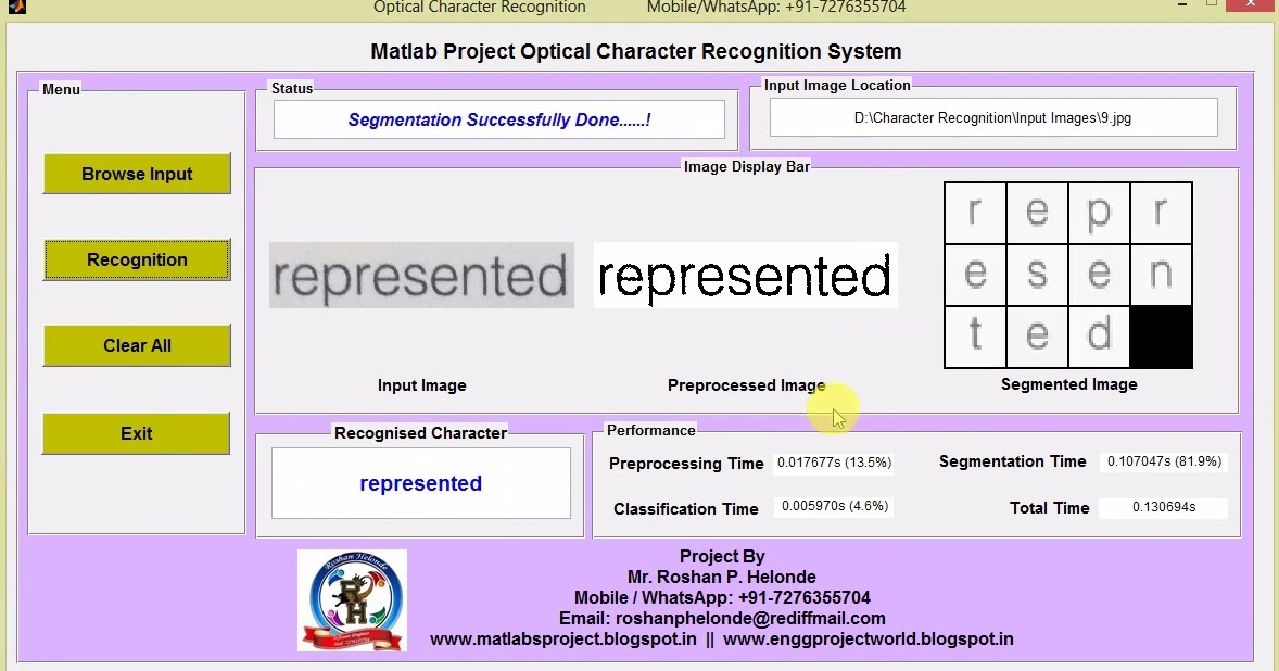 Character Recognition from Text Images Using Image Processing Matlab ...
