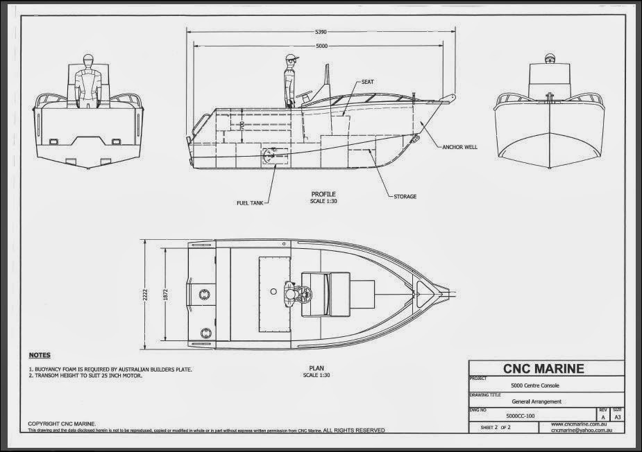 CNC Marine 5m (5.75 Overall) Plate Boat Build: CNC Marine 5m (5.35m ...