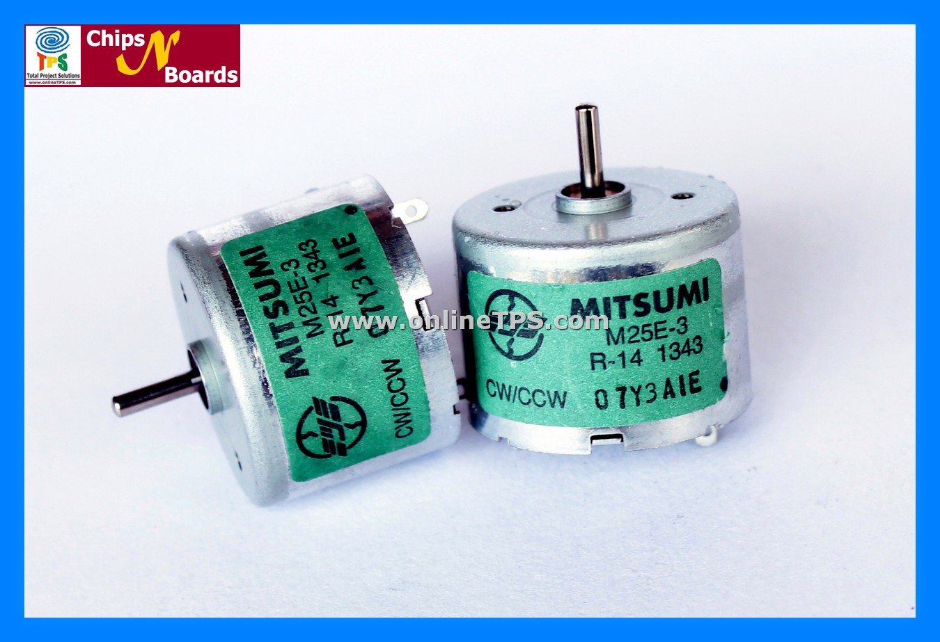 Chips-N-Boards: PMDC 12V High RPM High Torque Motor and Mitsumi M25E-3 ...