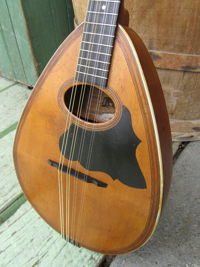 c.1900 Lion Flatback Mandolin (by Weymann?)